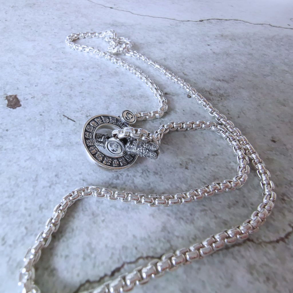 Mictlantecuhtli Clasp Chain - 925 Sterling Silver – Serpent Forge