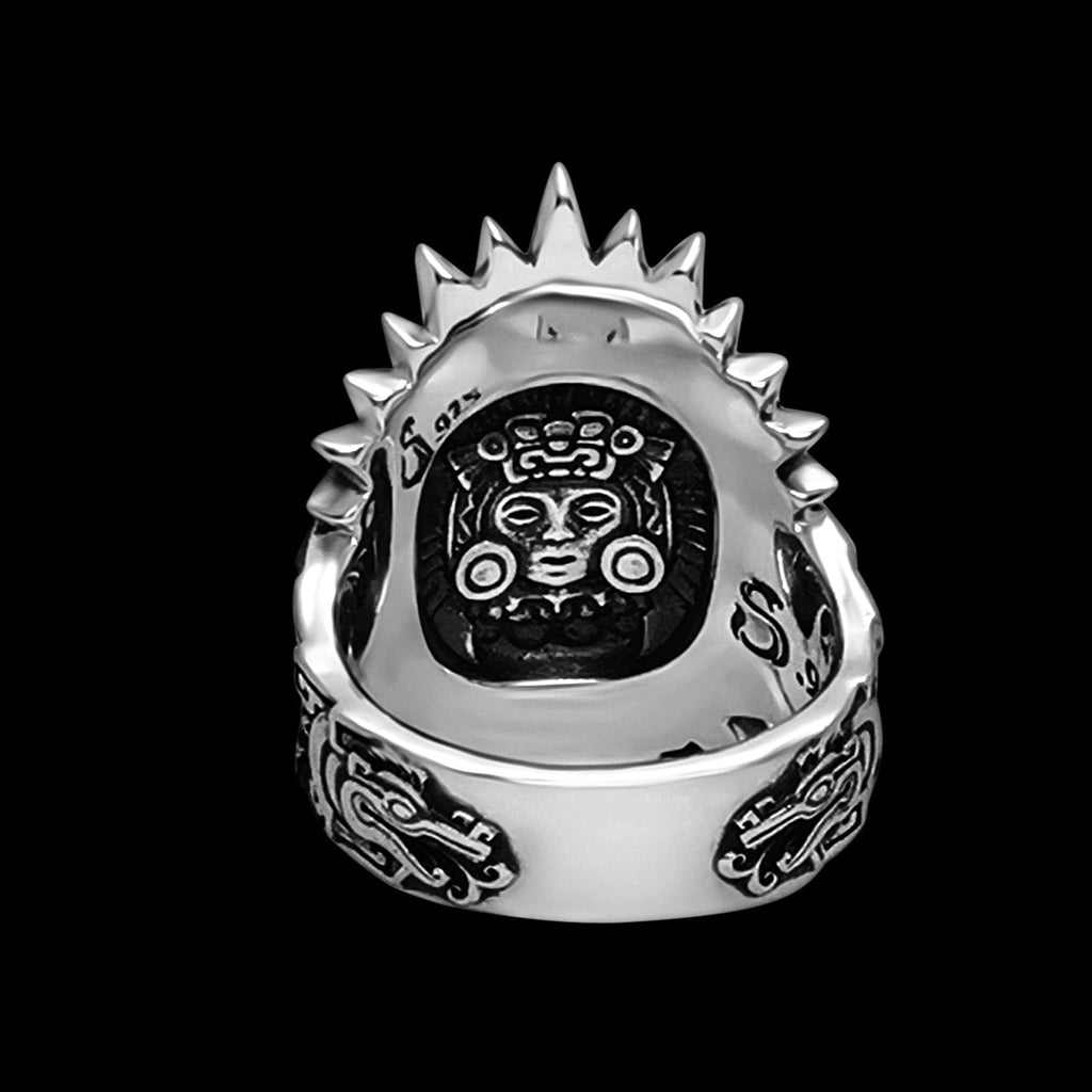 Aztec Eagle Warrior Ring - 925 Sterling Silver – Serpent Forge