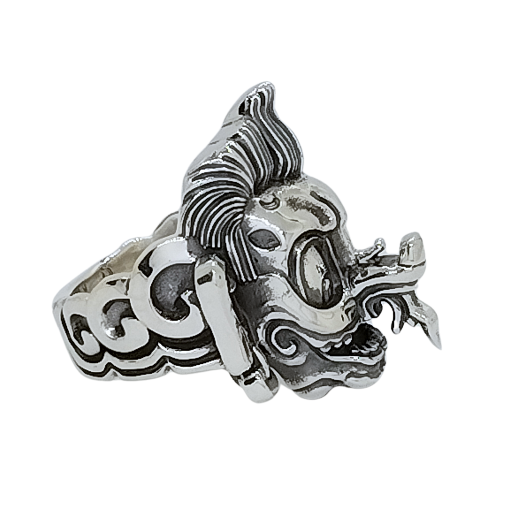 Chaac Ring - Mayan God - 925 Sterling Silver – Serpent Forge